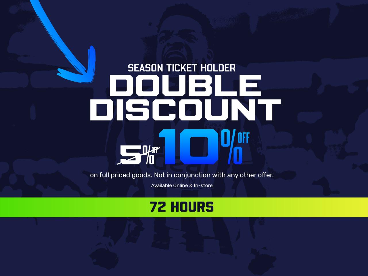 Double discount days announced for season ticket holders | West ...