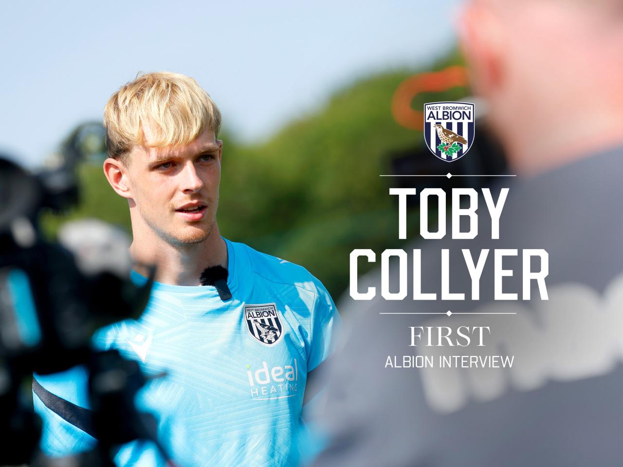 Toby Collyer | The first WBA TV interview | West Bromwich Albion