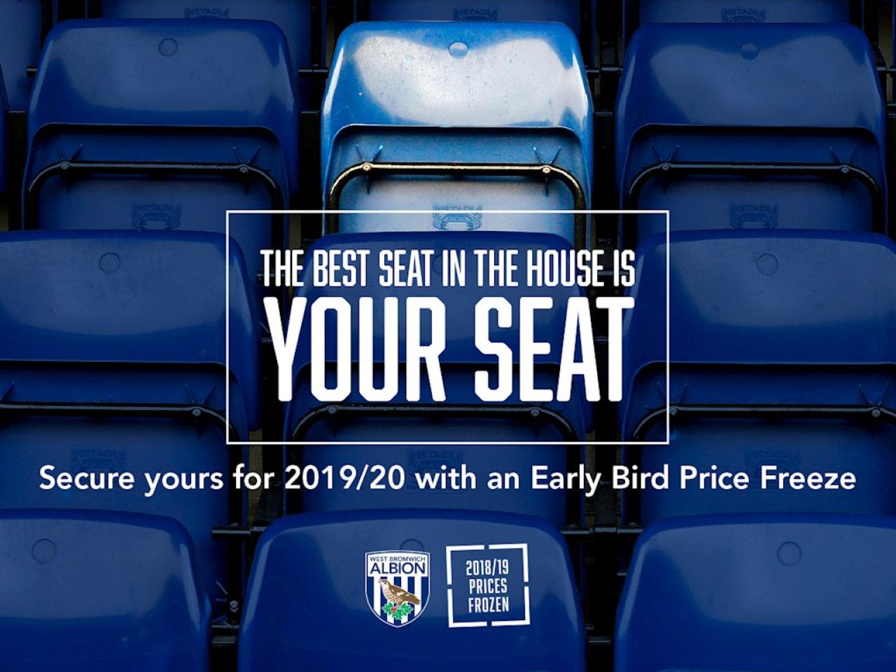 Early Bird competition & further details | West Bromwich Albion