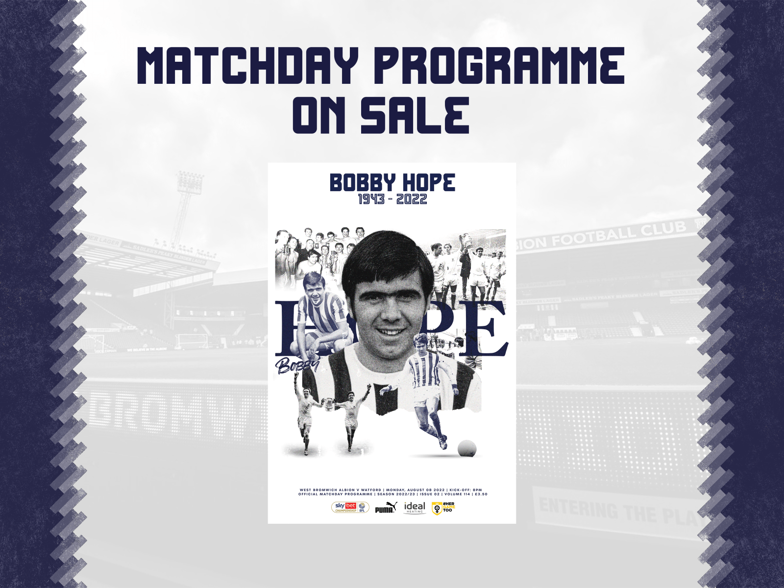 Albion News begins new season with Bobby Hope edition | West Bromwich ...