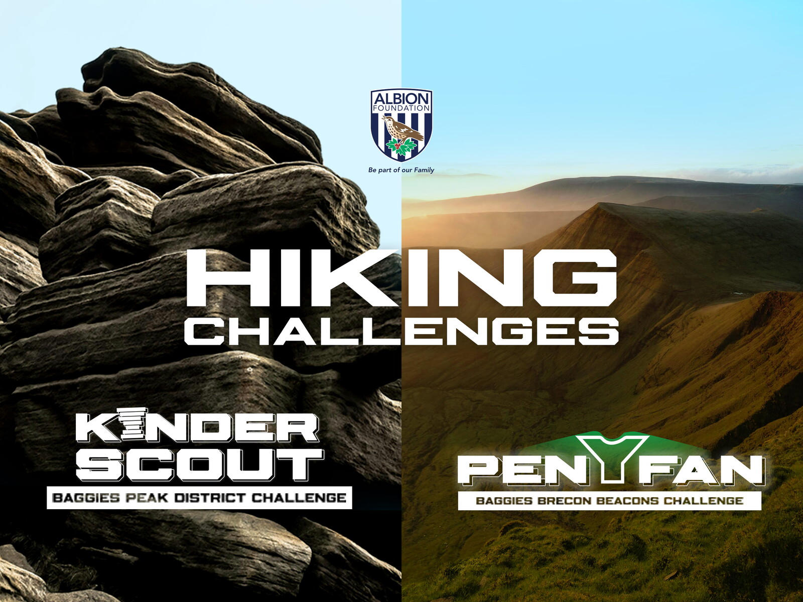 The Albion Foundation Hiking Challenges | West Bromwich Albion