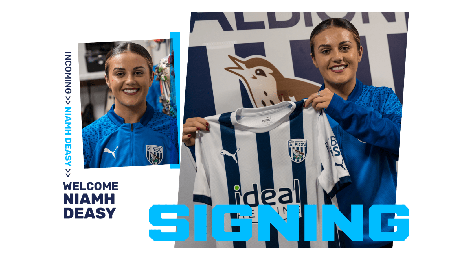 Albion Women sign Niamh Deasy | West Bromwich Albion