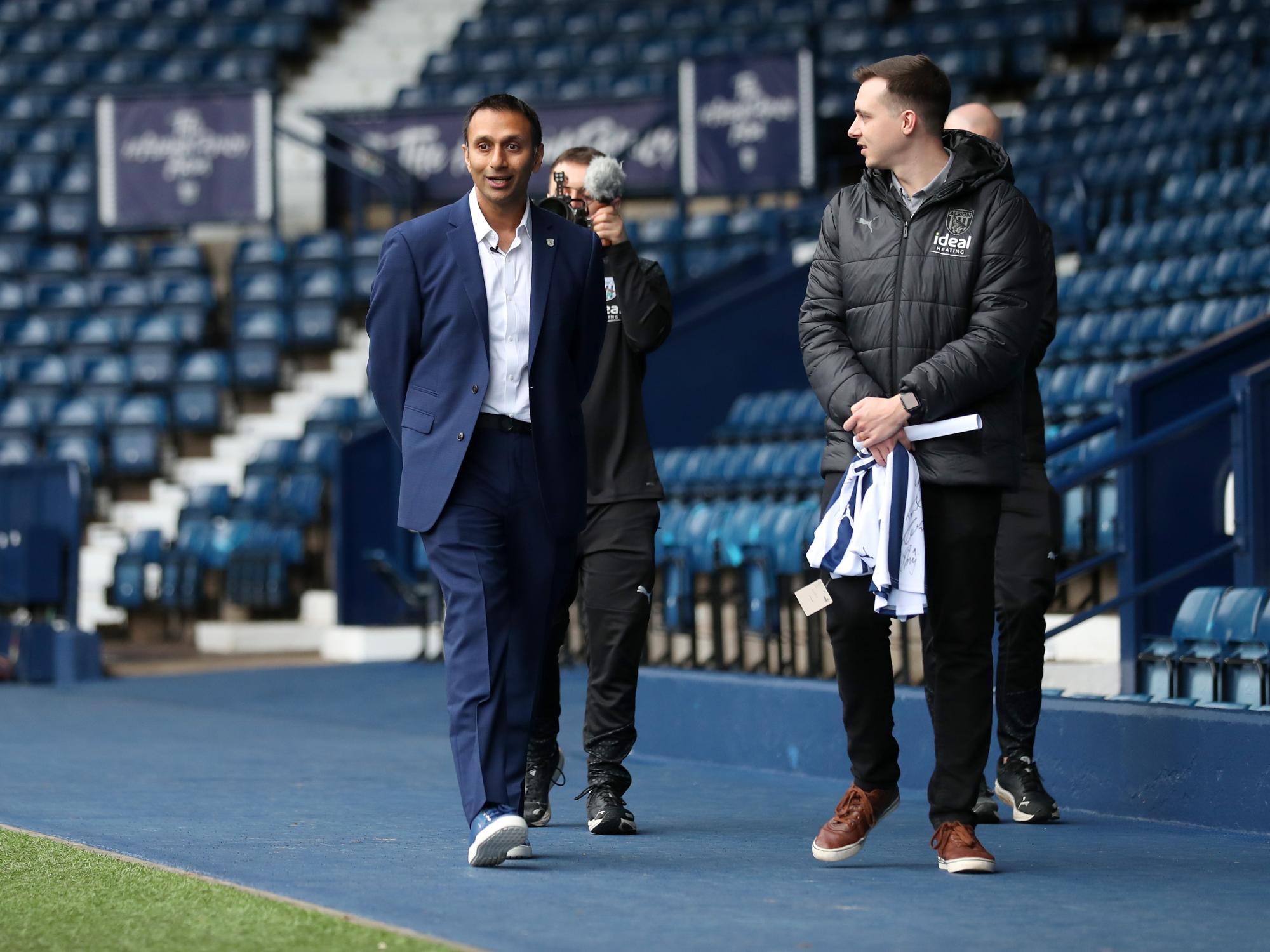 GALLERY | Shilen Patel's arrival at Albion 📸 | West Bromwich Albion
