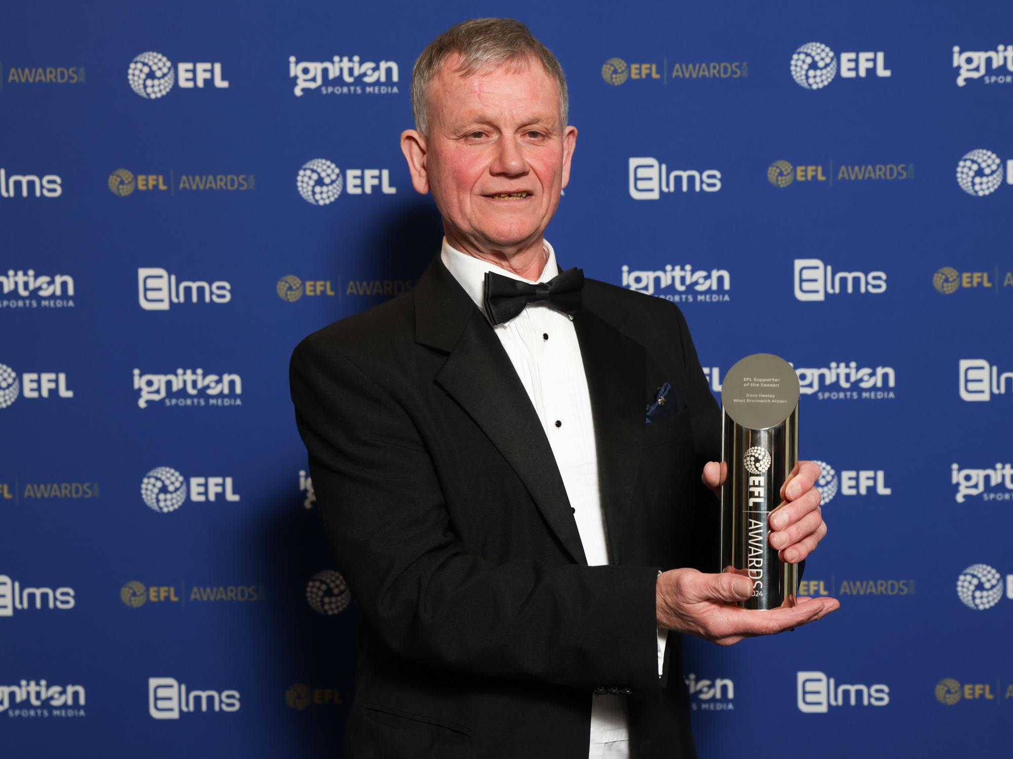 'Blind Dave' Heeley crowned EFL Supporter of the Season | West Bromwich ...