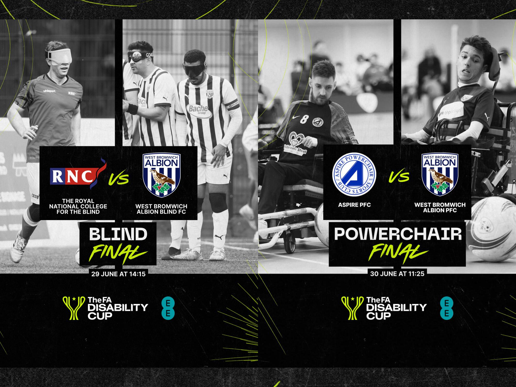 Albion Blind and Powerchair teams through to The FA Disability Cup ...