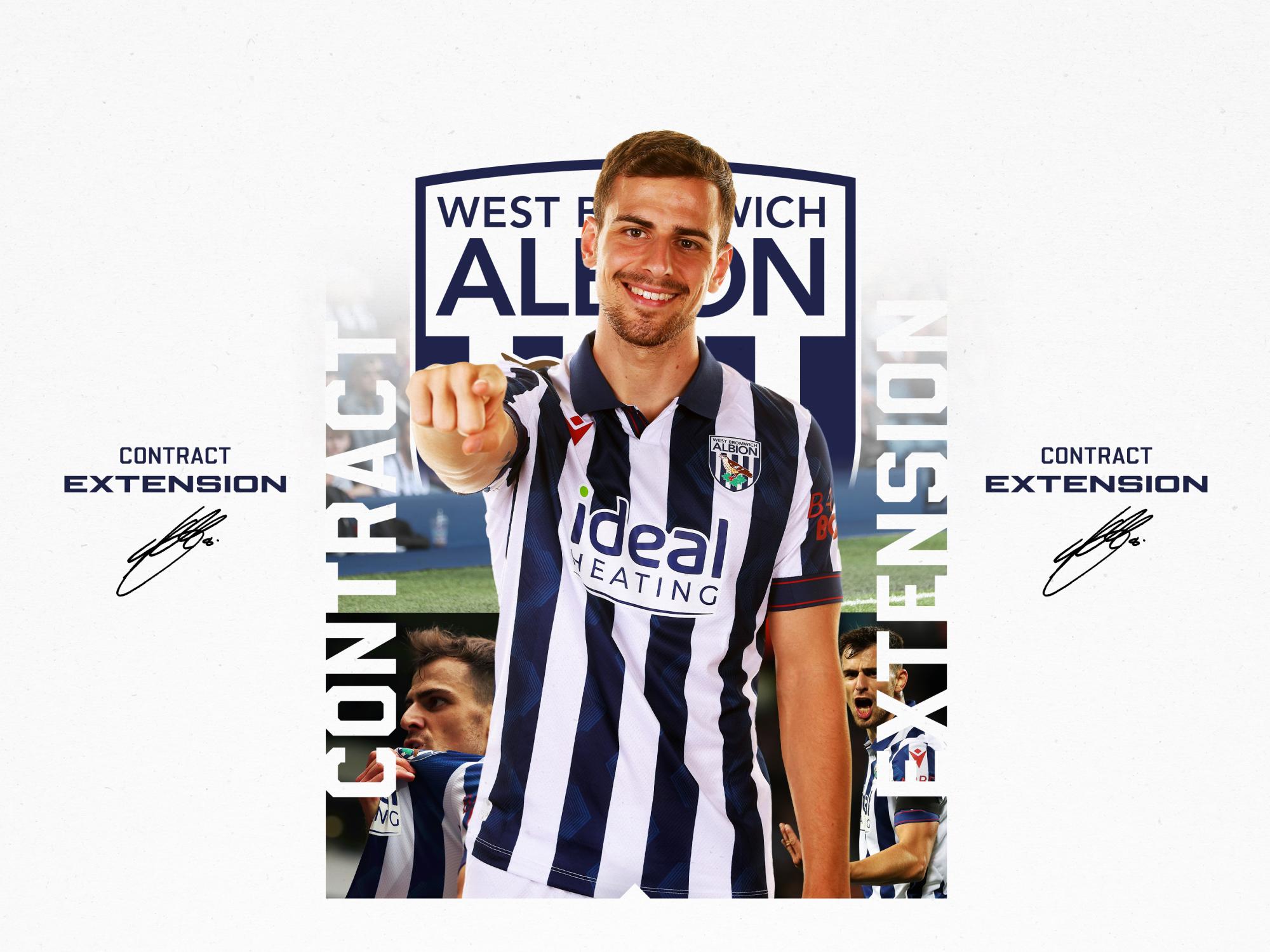 Jayson Molumby signs contract extension | West Bromwich Albion