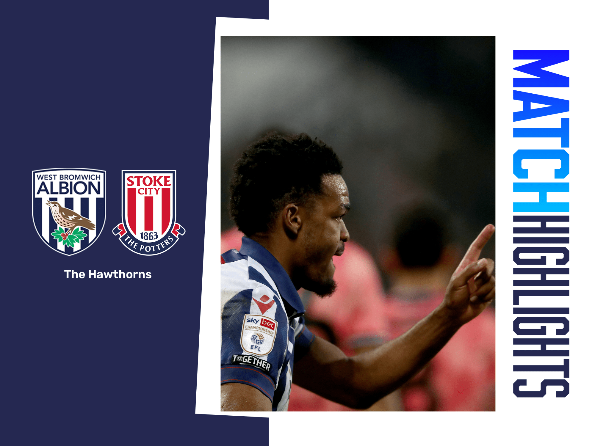 Albion 1-1 Stoke City | Match Highlights | West Bromwich Albion