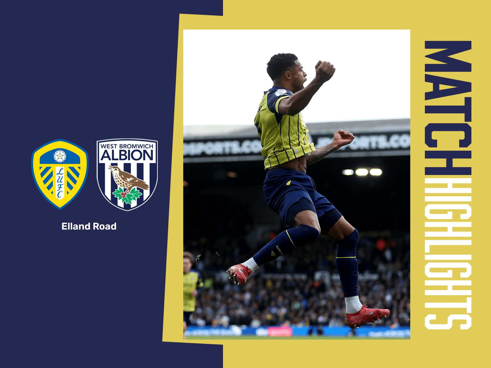 Leeds United 1-1 Albion | Match Highlights | West Bromwich Albion