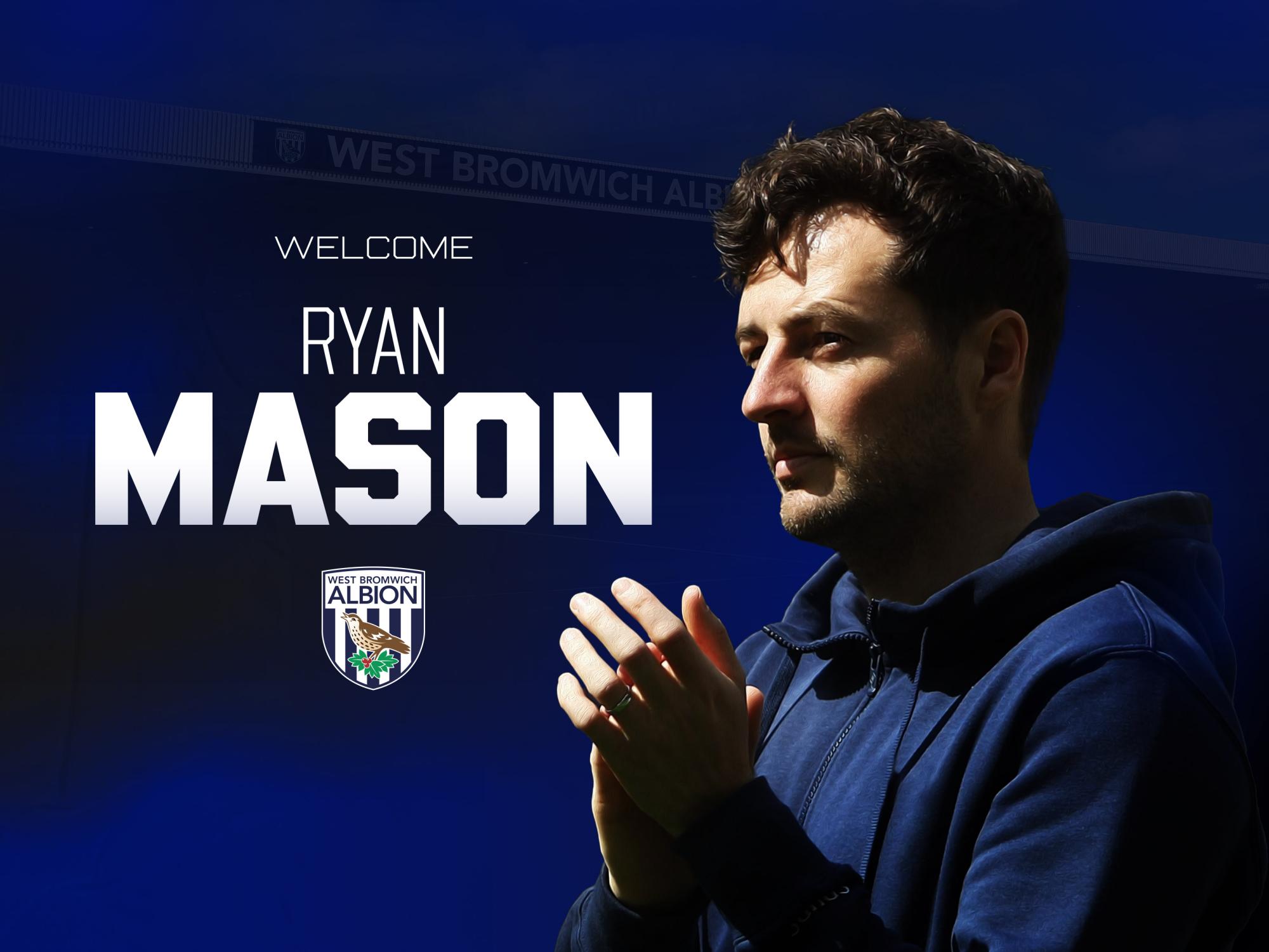 Ryan Mason appointed Albion men's first team Head Coach | West Bromwich Albion