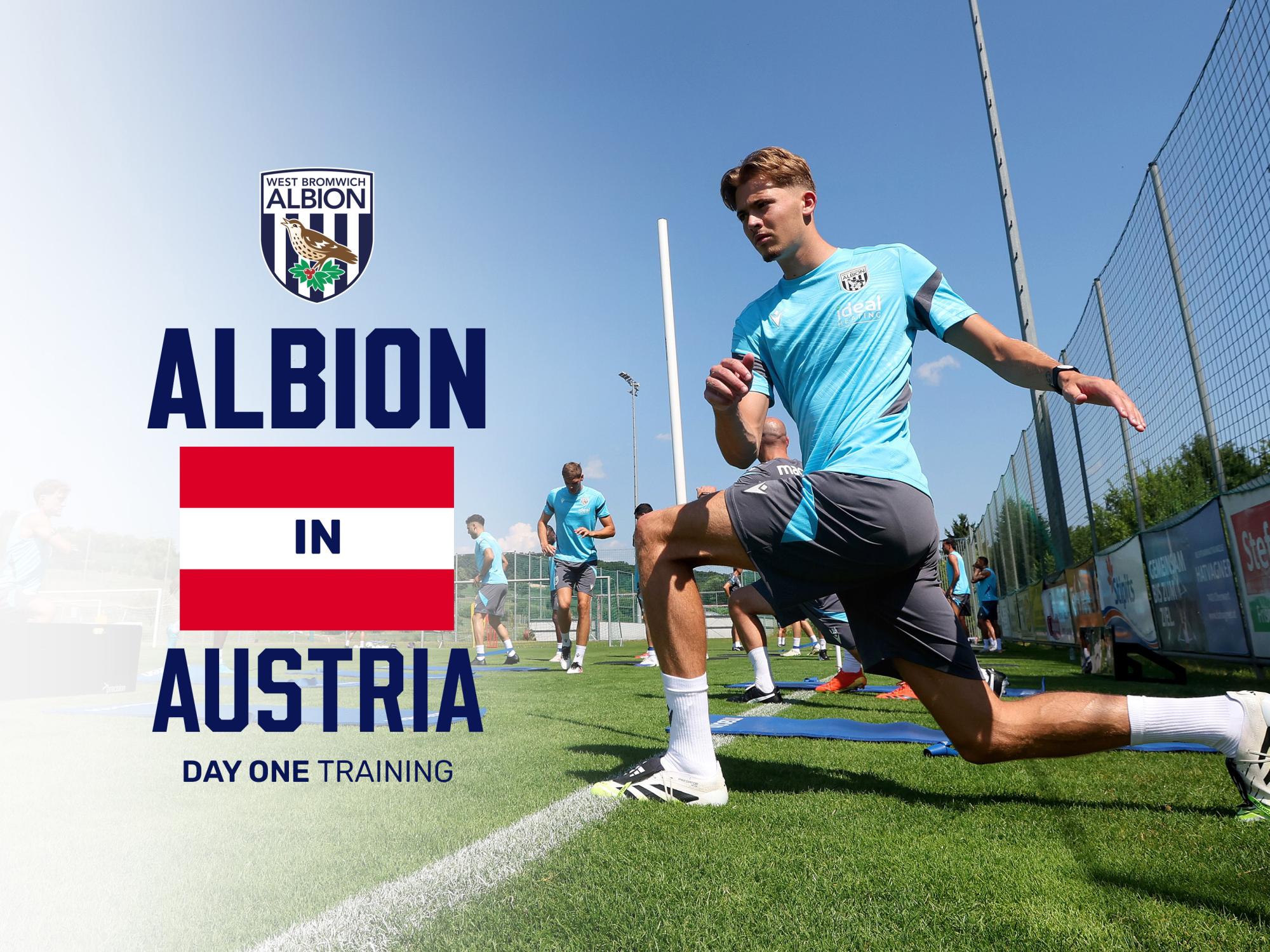 Watch the best bits from Albion's opening training session in Austria ...