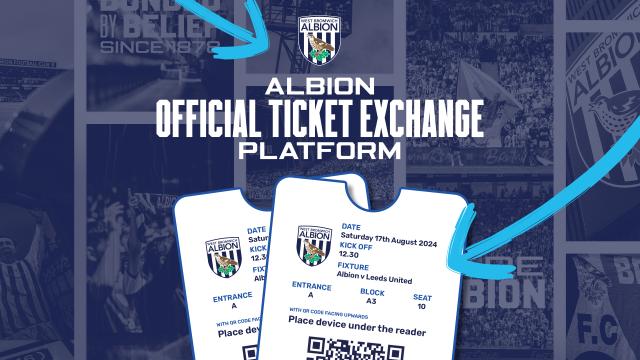 Tickets | West Bromwich Albion
