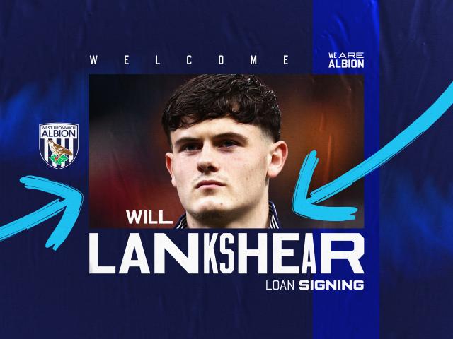 Will Lankshear joins Albion on loan | West Bromwich Albion