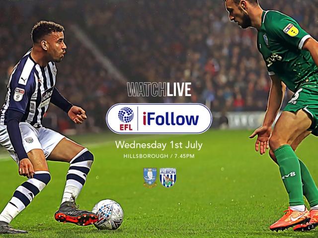 Watch Sheffield Wednesday vs Albion live on iFollow | West Bromwich Albion