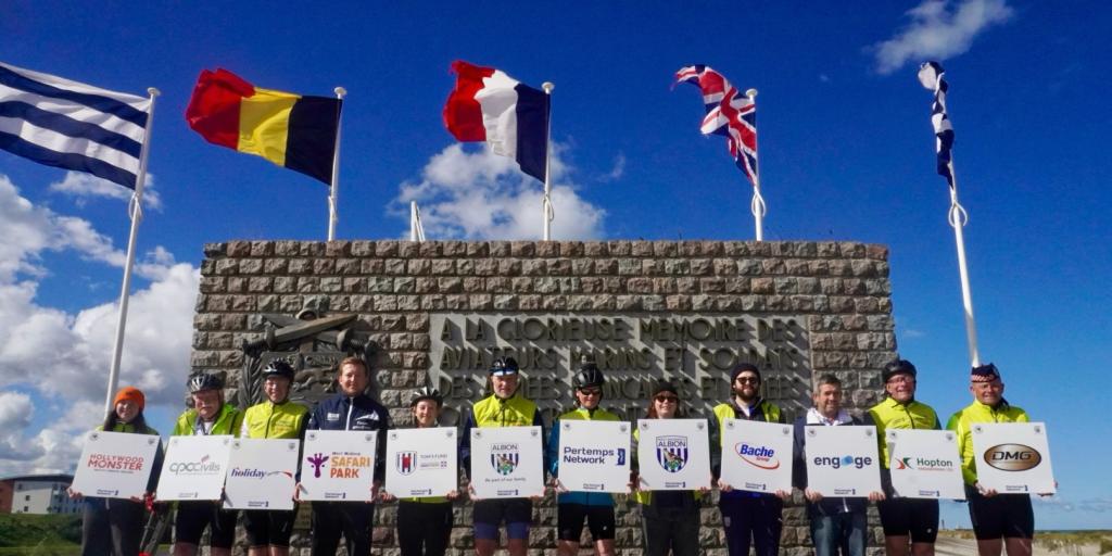 Team Blind Dave complete Western Front Way Challenge | West Bromwich Albion