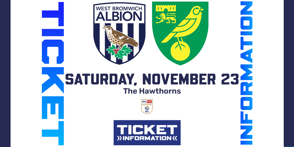 Hawthorns game against Norwich on general sale | West Bromwich Albion