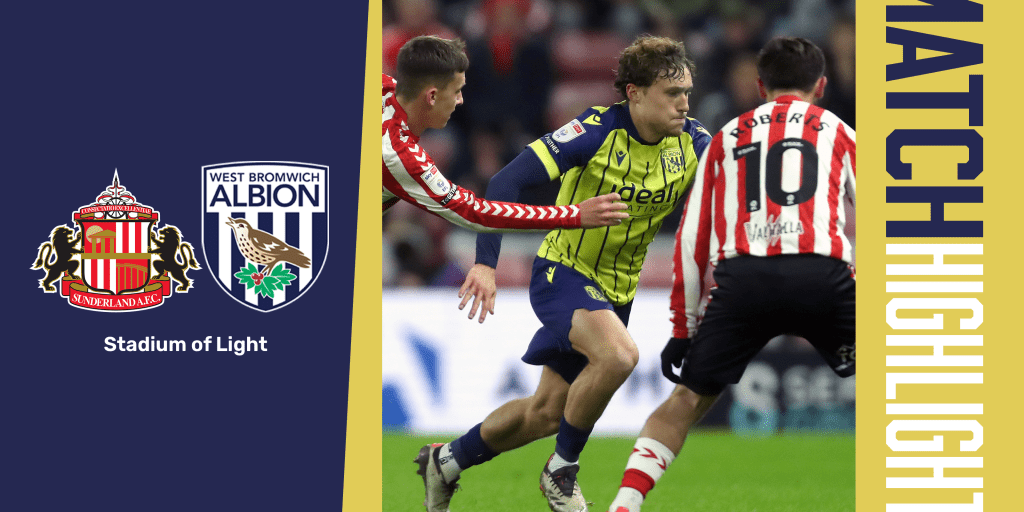 Sunderland 0-0 Albion | Match Highlights | West Bromwich Albion