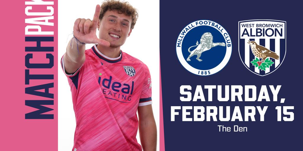 Millwall v Albion | Match Pack | West Bromwich Albion