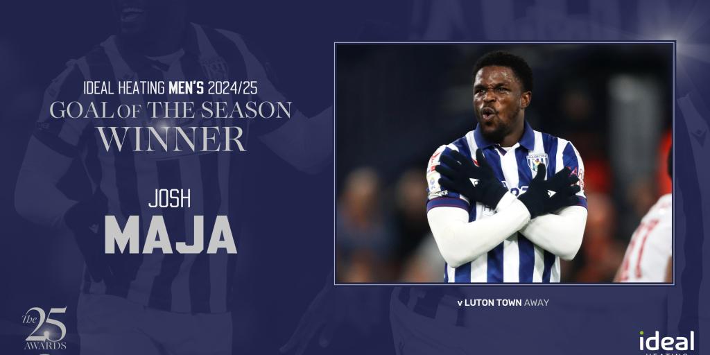 Josh Maja's finish named Ideal Heating 2024/25 Men's Goal of the Season ...