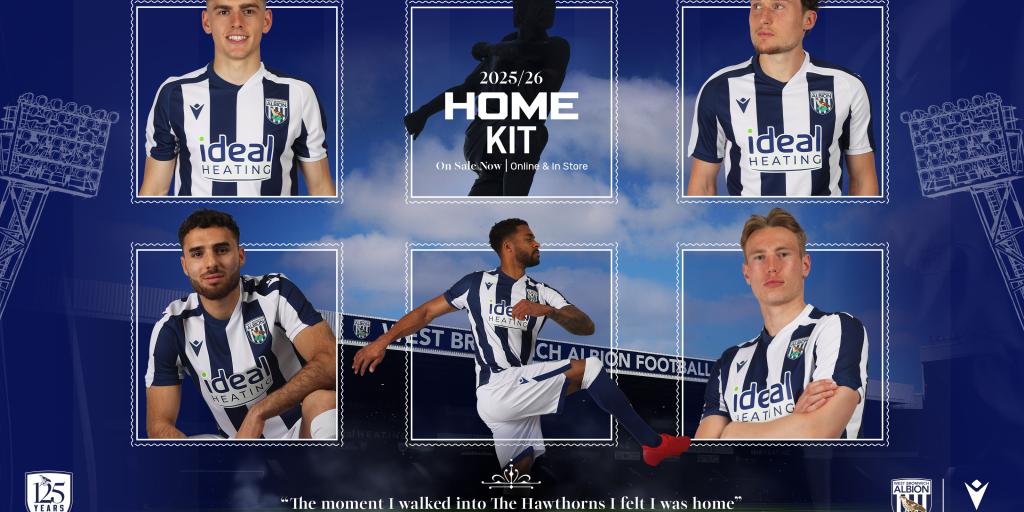 1 | 2025/26 Home Kit Launch | West Bromwich Albion