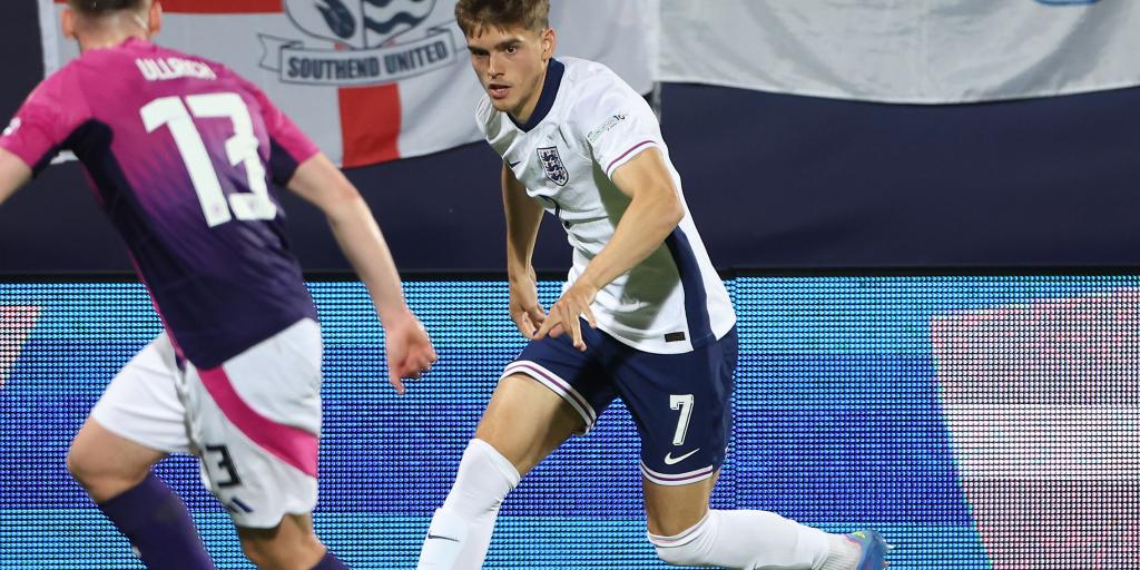Tom Fellows makes U21 European Championship bow for England against ...