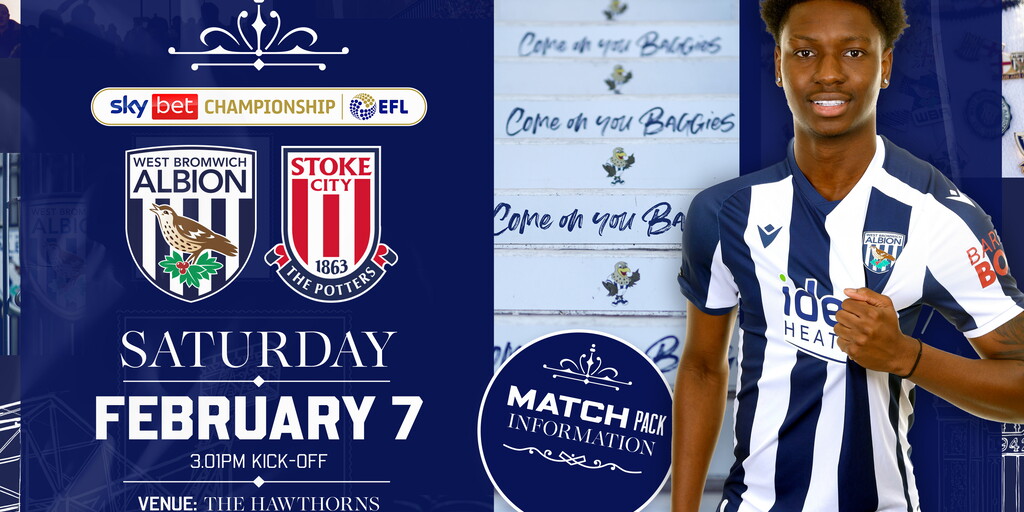 Albion vs Stoke City | Match Pack | West Bromwich Albion